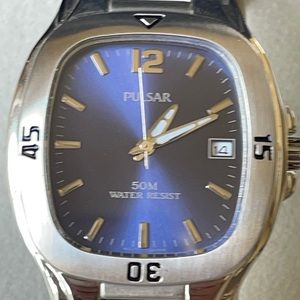 Pulsar | Accessories | Pulsar Men Battery Water Resistant 5m Stainless ...